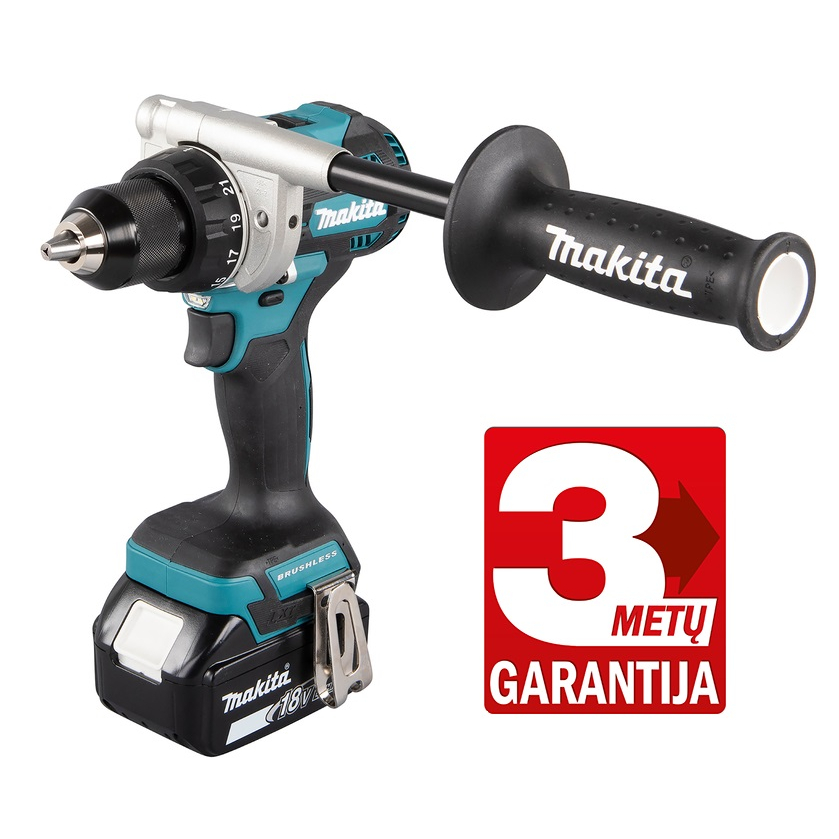 Akumuliatorinis gręžtuvas Makita DDF486Z 18V, 130Nm | RANKIS.LT | INTERNETINĖ PARDUOTUVĖ