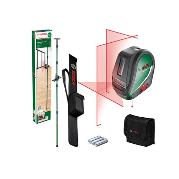 Kryžminis lazerinis nivelyras Bosch UniversalLevel 3 Maxi Set ...