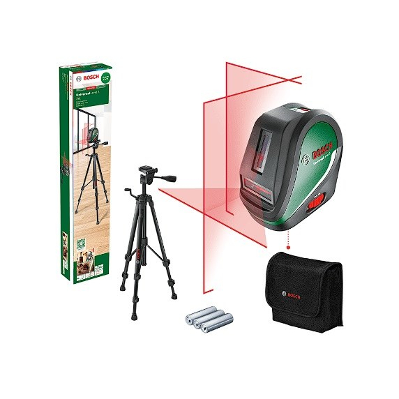 Kryžminis lazerinis nivelyras Bosch UniversalLevel 3 Set, 0603663905 ...