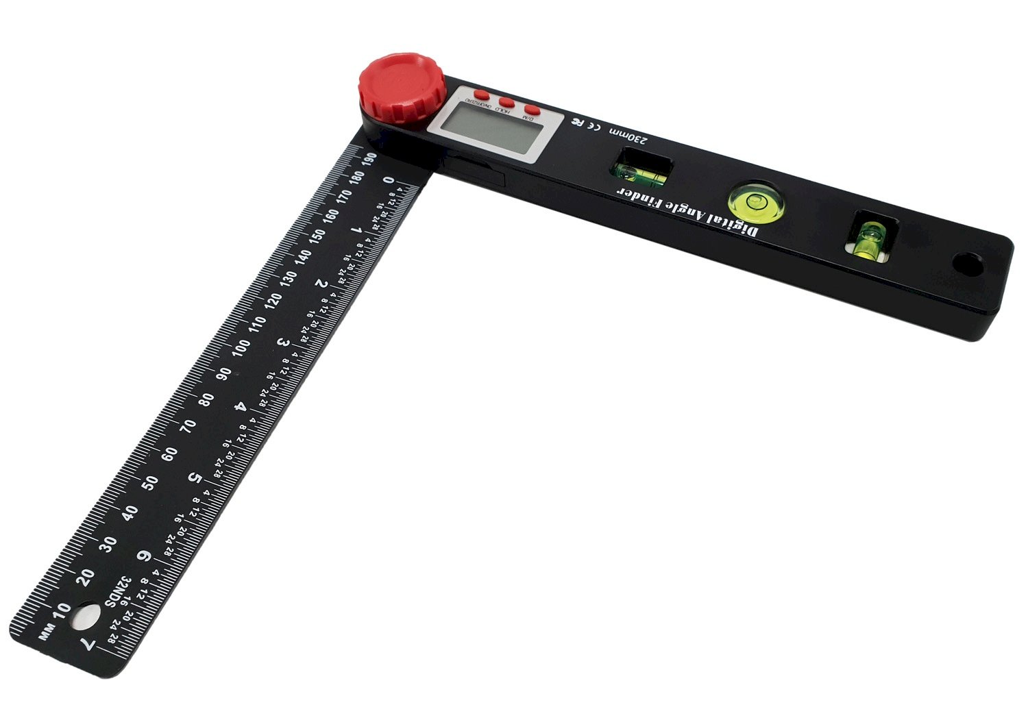 Daugiafunkcinė skaitmeninė kampinė liniuotė / gulsčiukas | 4 viename ...