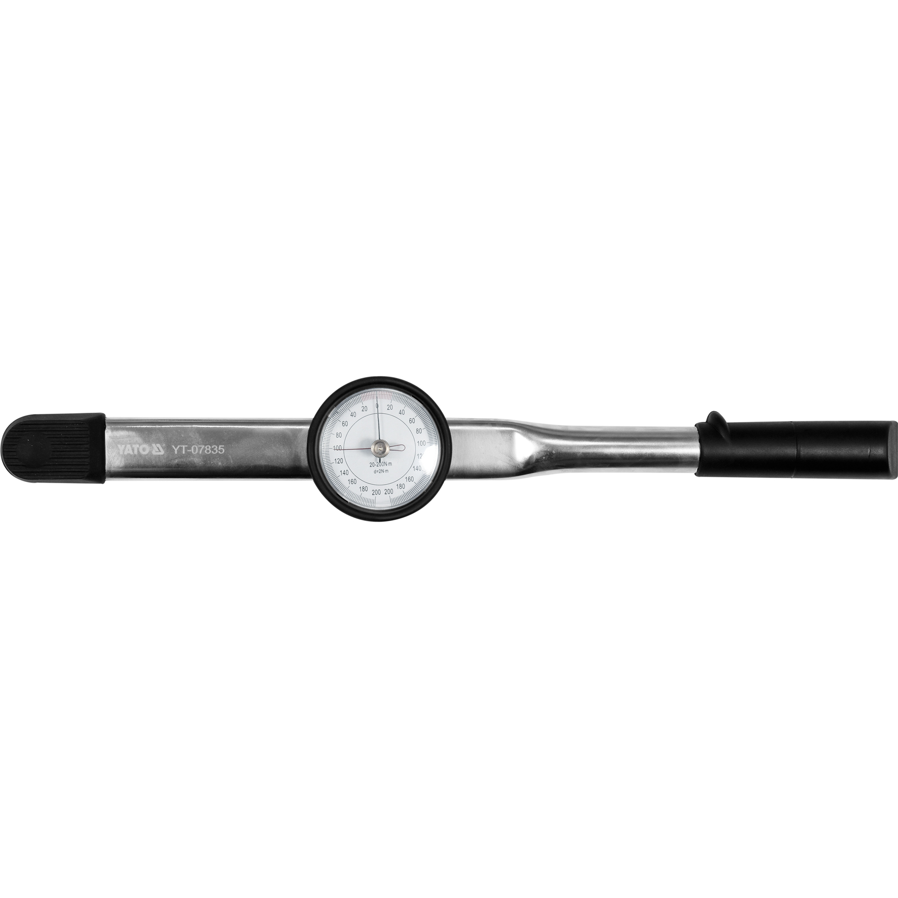 Dinamometrinis laikrodinis raktas su skale Yato, 12,5 mm (1/2"), 20 - 200 Nm | RANKIS.LT ...