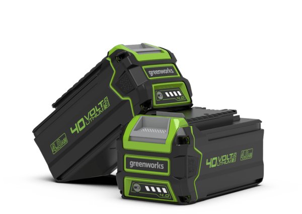 Dviejų akumuliatorių komplektas Greenworks G40BK4X, 40 V, 4,0 Ah ...
