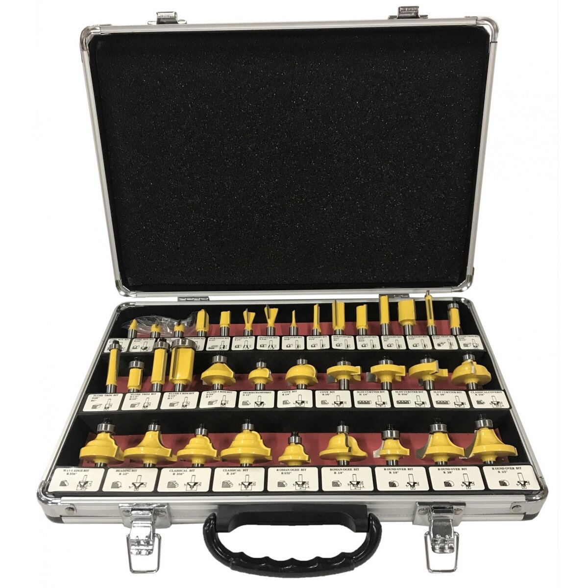 Frezų medžiui rinkinys | 35 vnt. (M22550) | RANKIS.LT | INTERNETINĖ ...