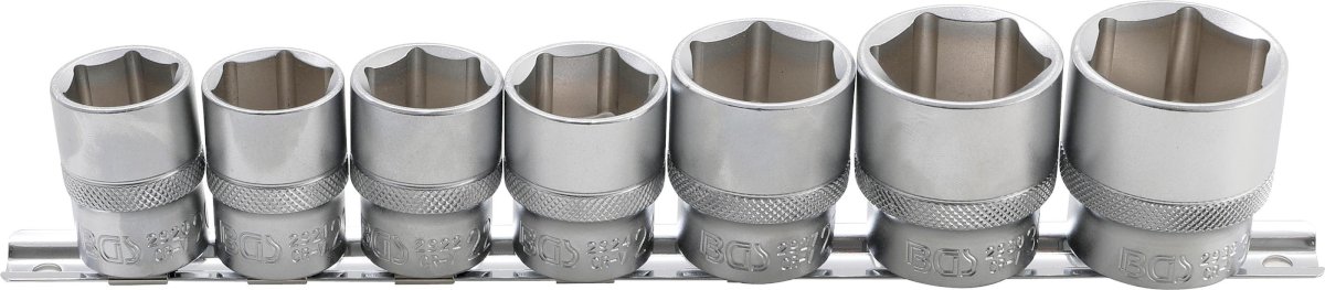 Galvučių rinkinys, šešiakampės | 12,5 mm (1/2") | 20 - 32 mm | 7 vnt ...