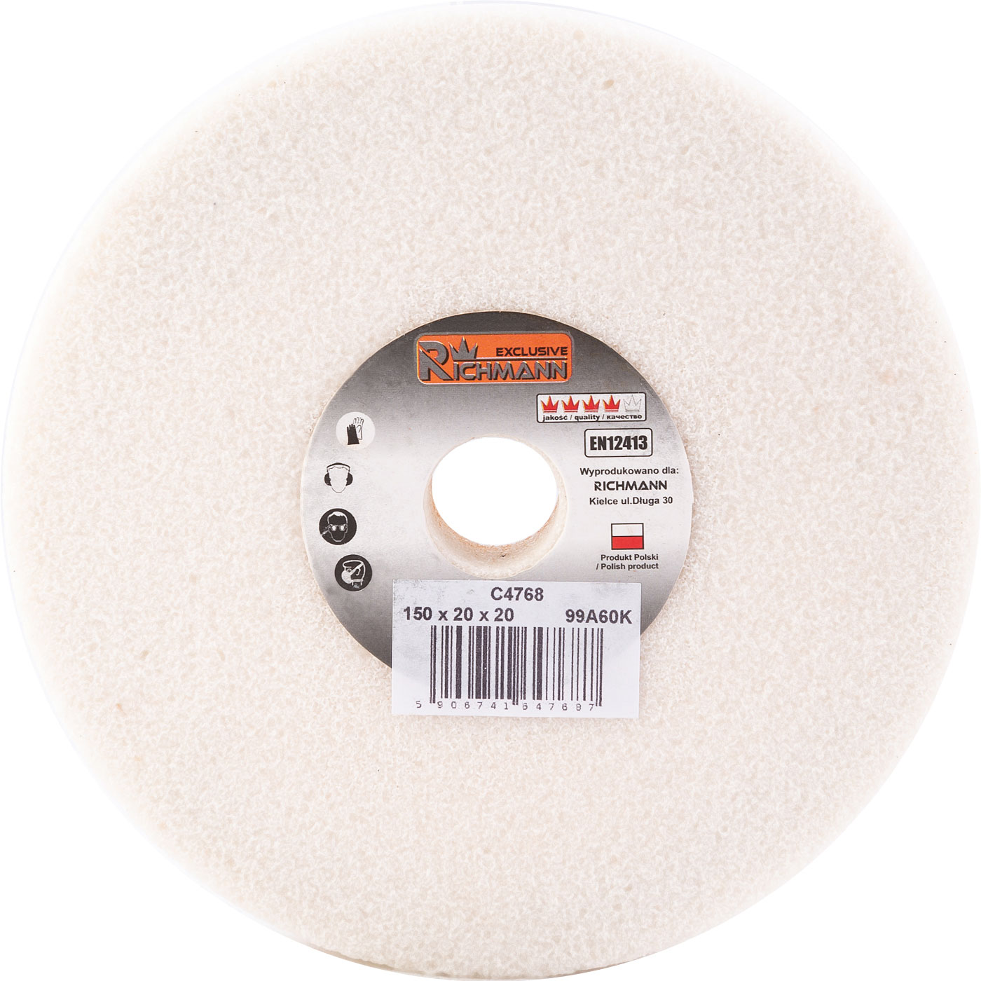 KERAMINIS ŠLIFAVIMO DISKAS 150 x 20 x 20 99A60K | RANKIS.LT ...