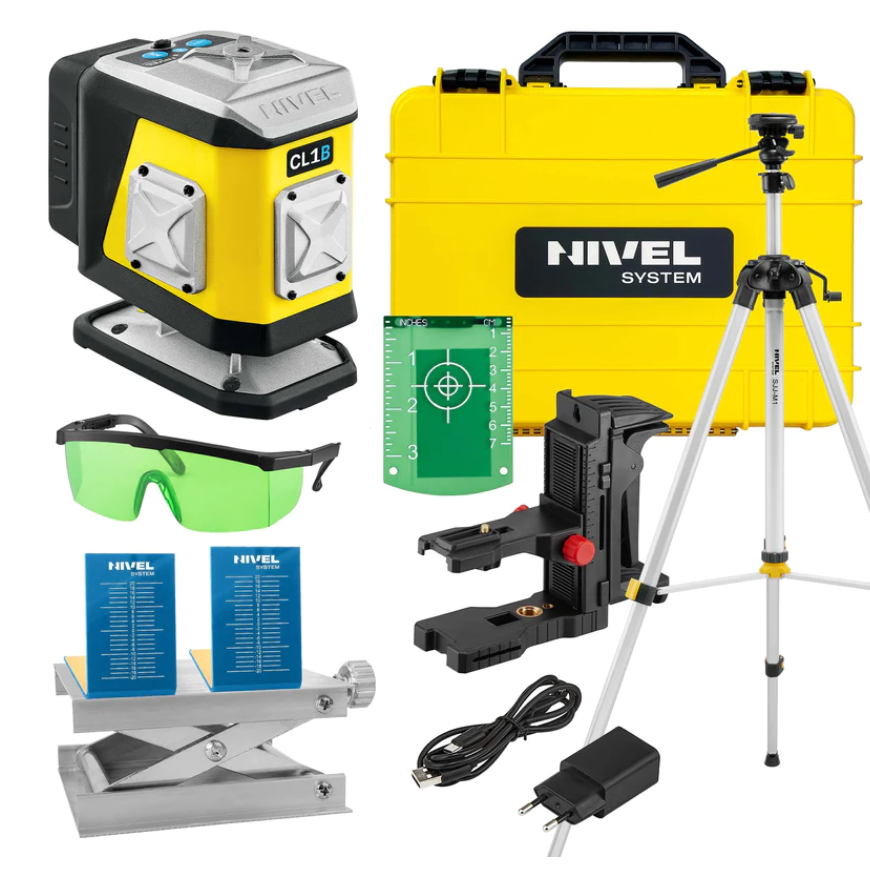 Kryžminis lazeris Nivel System CL1B komplektas su stovu SJJ-M1 EX ...
