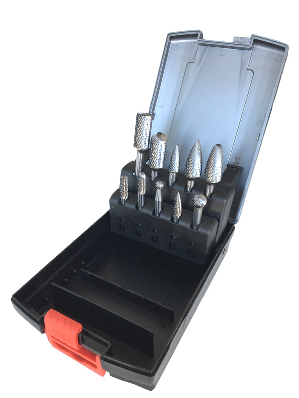 Rhodius frezų rinkinys metalui 10 vnt. | RANKIS.LT | INTERNETINĖ PARDUOTUVĖ