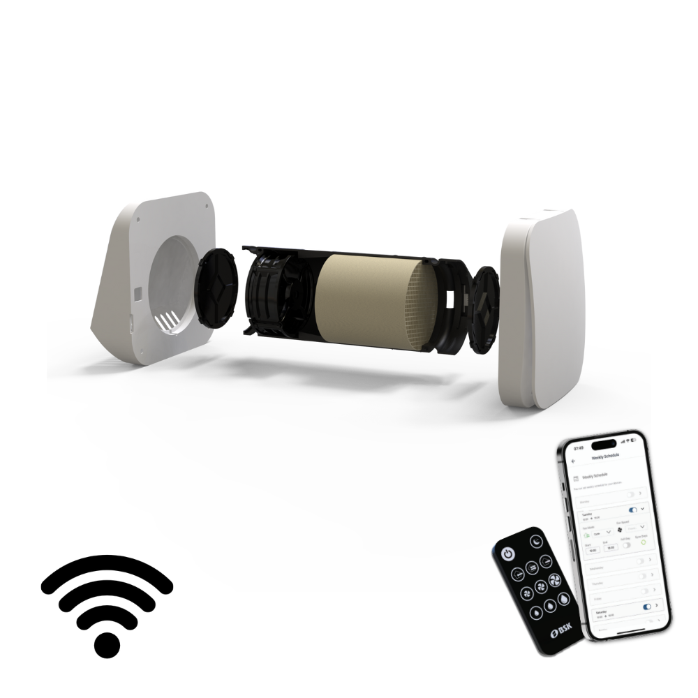 Sieninis mini rekuperatorius BSK Zephyr Mini | RANKIS.LT | INTERNETINĖ ...