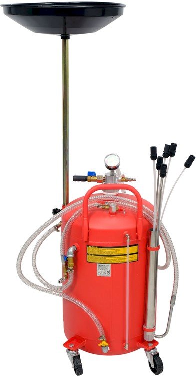 Tepalo surinkimo bakas | su išsiurbimu ir išleidimu | pneumatinis | 6 ...
