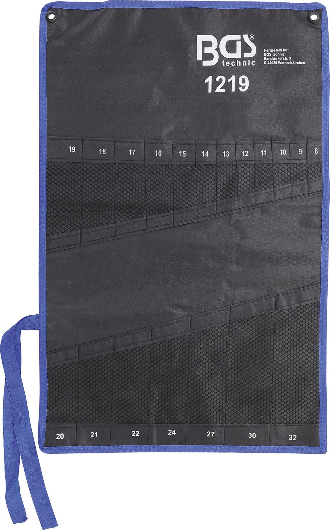 Tuščias dėklas raktams su 19 kišenių BGS 1219 (1219-LEER) | RANKIS.LT ...