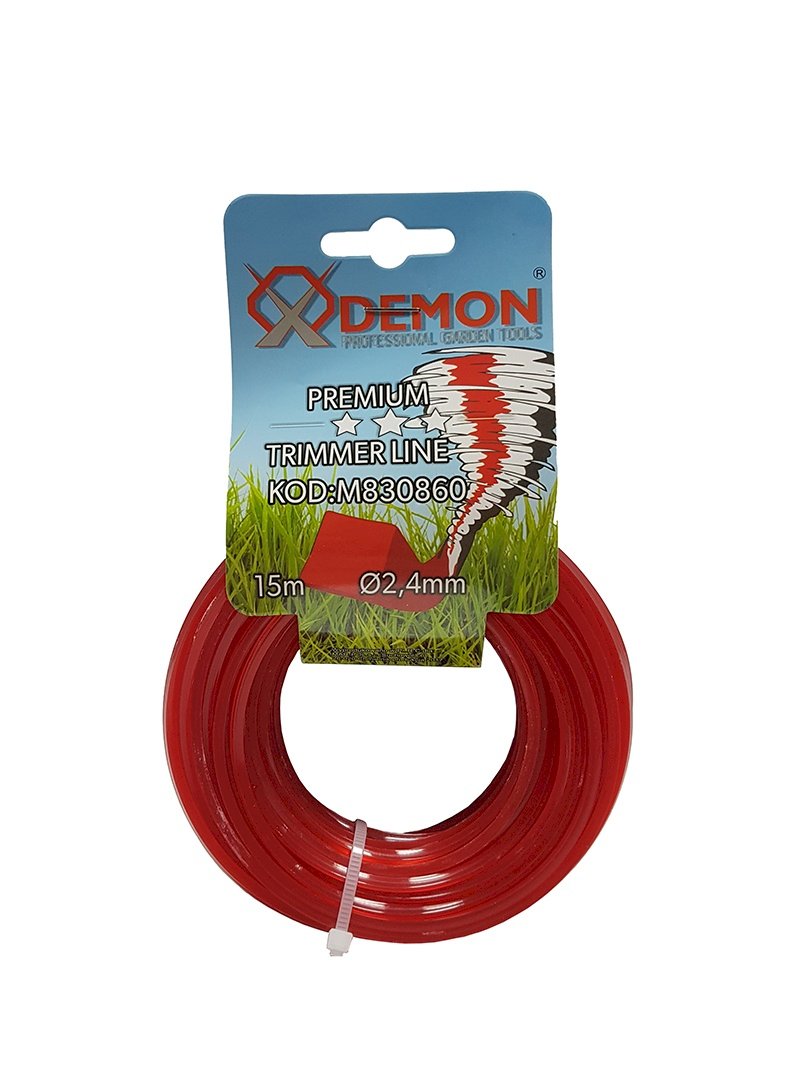 Valas žolei trimeriams | kvadratinis | 2.4 mm x 15 m (M830860) | RANKIS.LT | INTERNETINĖ PARDUOTUVĖ